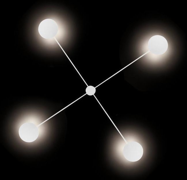 Tossb Round Control Mini lampa sufitowa/ścienna LED 122#T100H5DWL ...