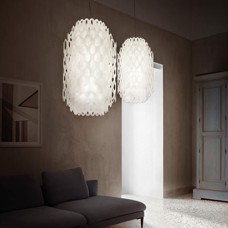 Slamp CHANTAL SUSPENSION lampa wisząca CHNSM00WHT01T00E27EU - Opinie i ...