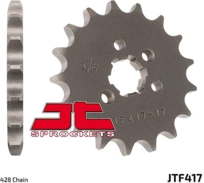 Części motocyklowe Jt Sprockets Zębatka Przednia F417-16 16Z Rozmiar 428 7269863 - Opinie i ceny ...
