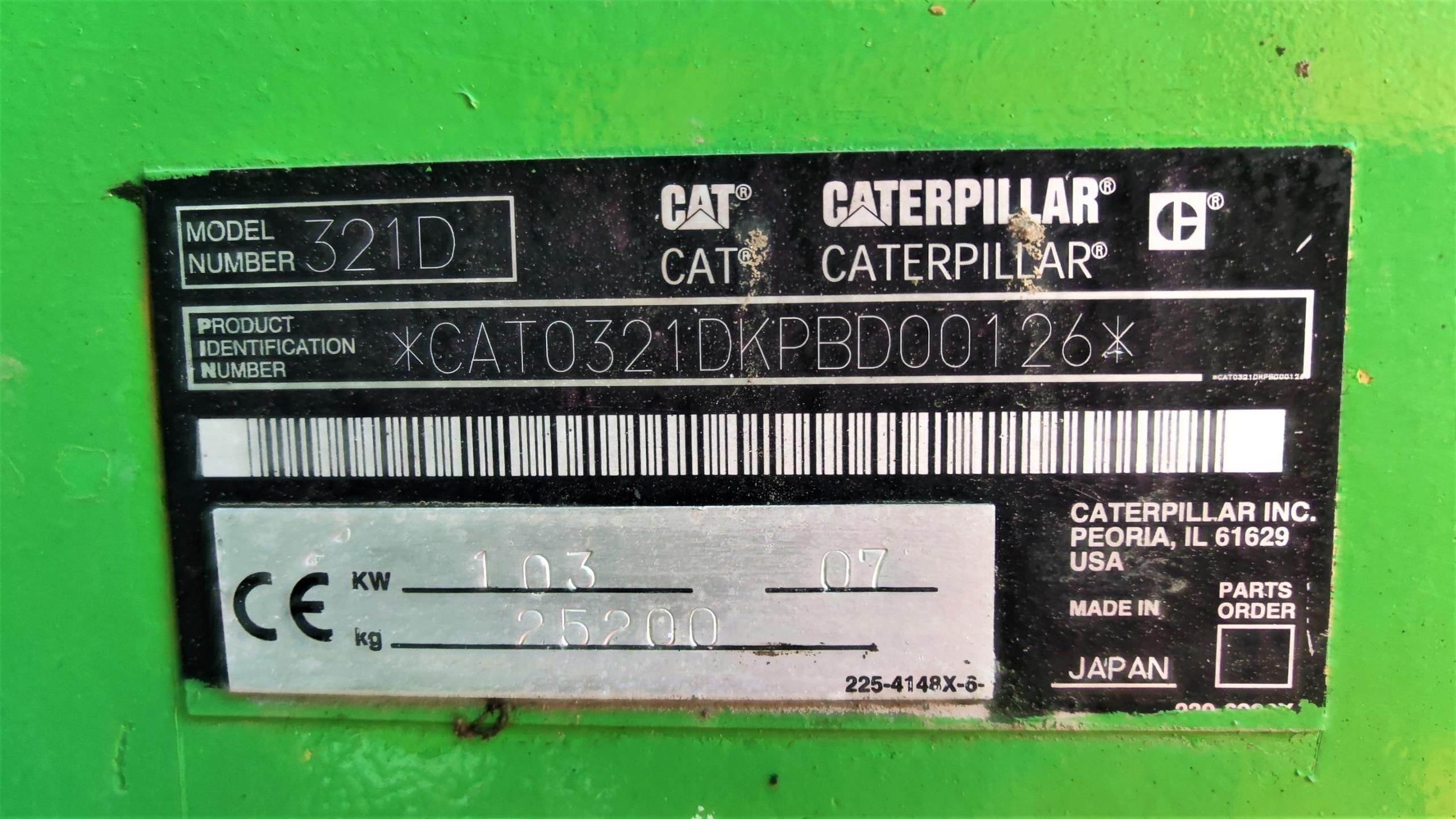 Koparka gąsienicowa CAT 321D Caterpillar 321 D 25t - Opinie i ceny na ...