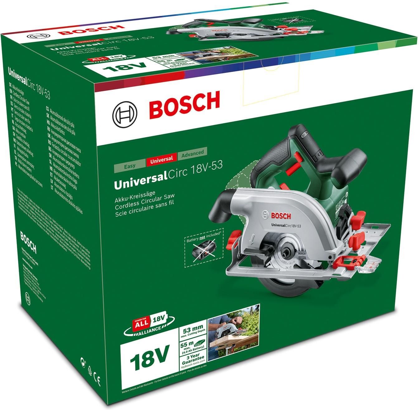 Piła Bosch UniversalCirc 18V-53 06033B1400 - Opinie i ceny na Ceneo.pl