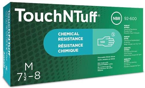 Ansell Touch N Tuff 92 600 Rękawice Bezpudrowe Rozmiar 7 5 8 Zielone ...