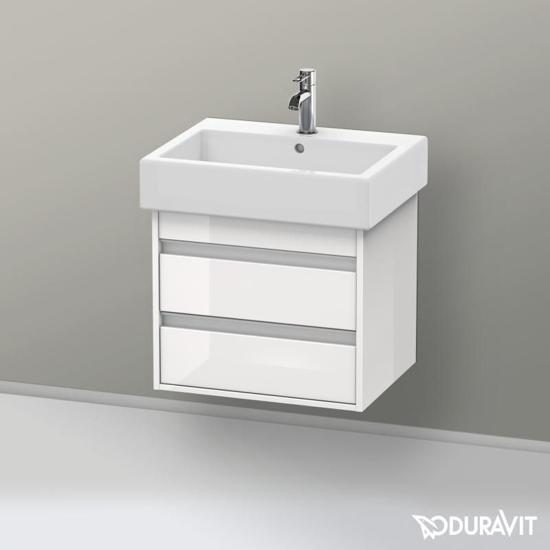 Duravit Vero umywalka z szafką pod umywalkę Ketho z 2 szufladami ...