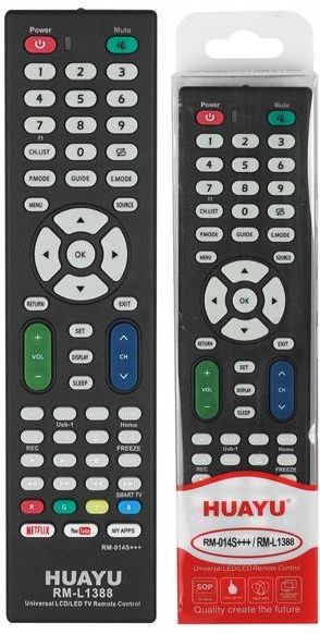 Pilot do telewizora Huayu Pilot Uniwersalny Tv Lcd/Led Rm-L1388 - Opinie i ceny na Ceneo.pl