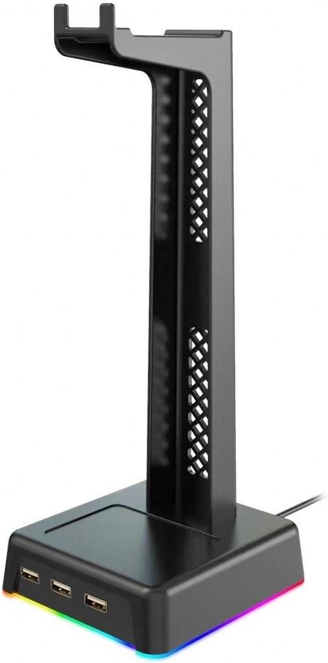 Vakoss Stojak na słuchawki ST-1545 RGB 3x USB HUB (ST1545) - Opinie i ...