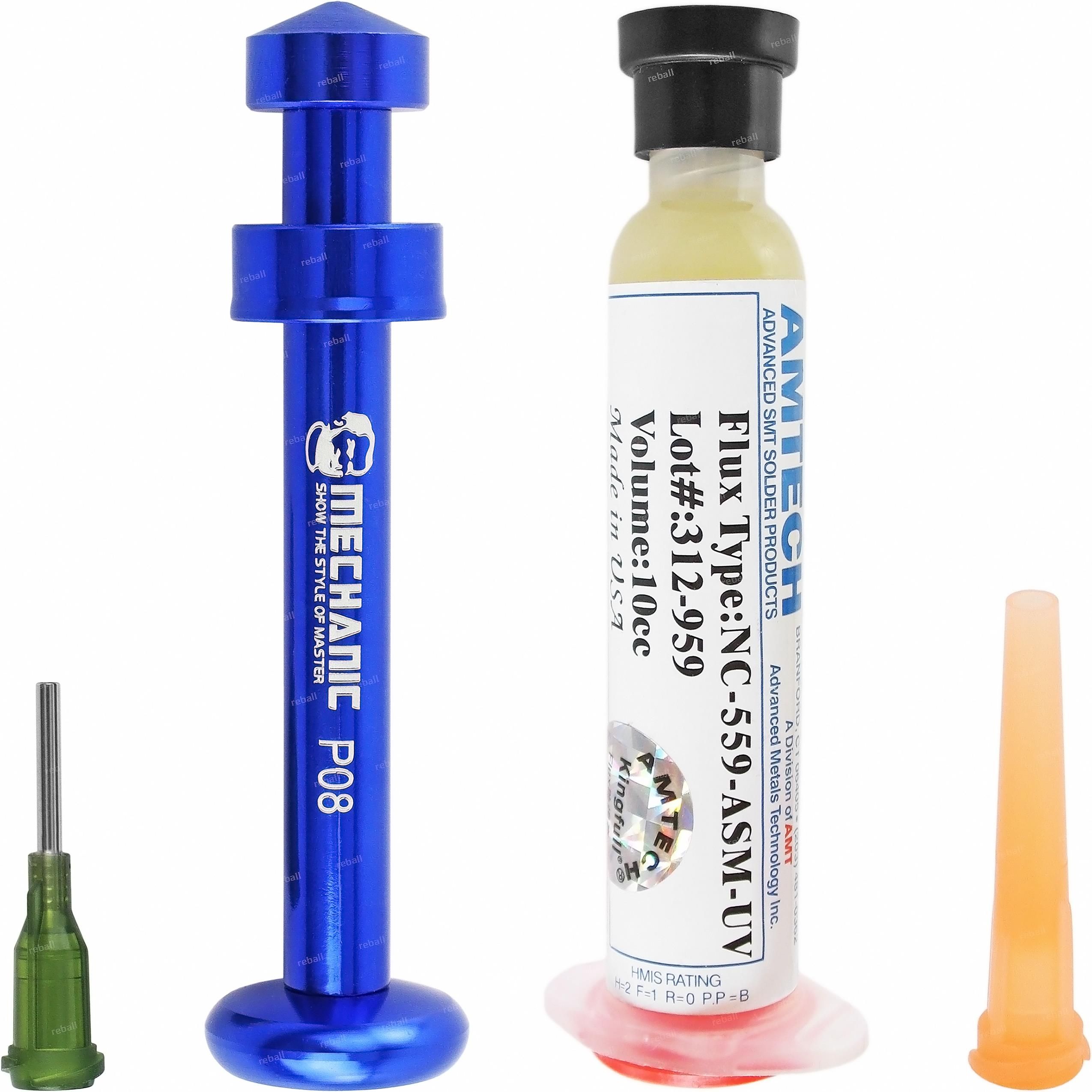 Reball Amtech Nc-559-Asm-Uv 10G Flux Topnik +Tłoczek Igły Che0000630 ...