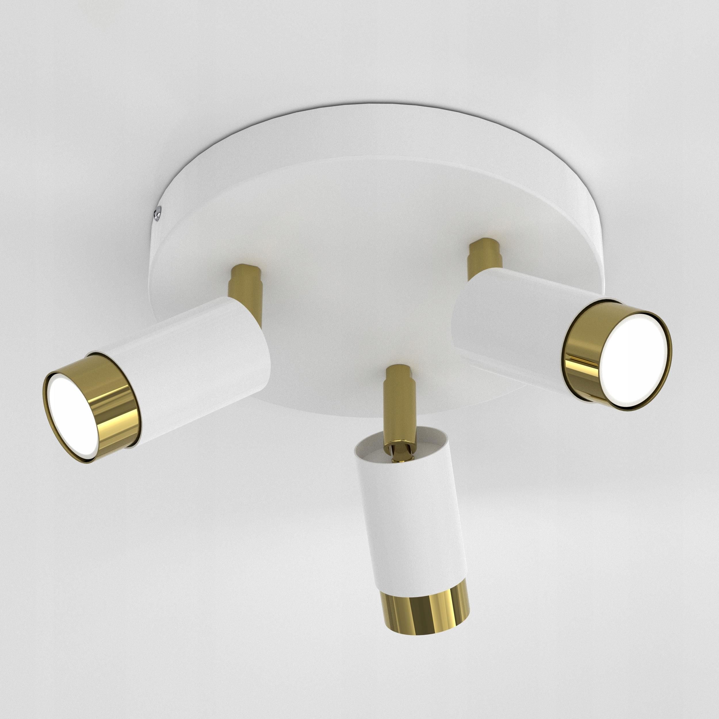 Lampa Sufitowa Plafon Na Kole Spot Tuby Biała - Opinie i atrakcyjne ...