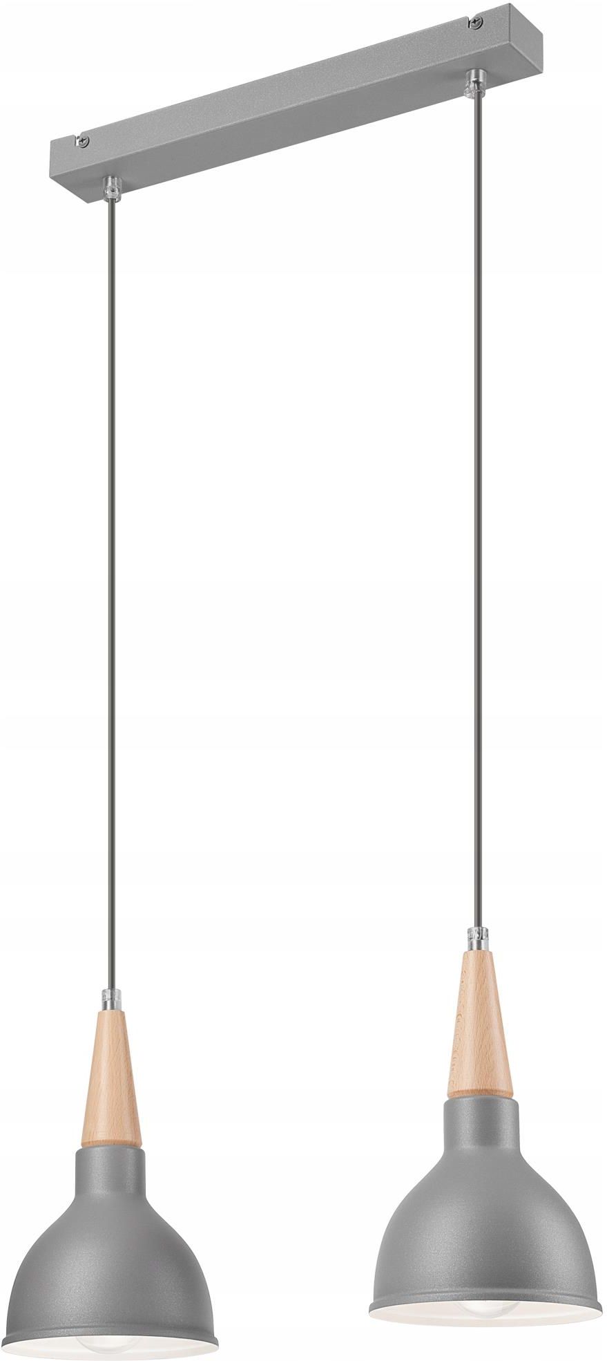 Lamkur 2 Srebrna Nowoczesna Lampa Wisząca Francesca Buk - Opinie i ...