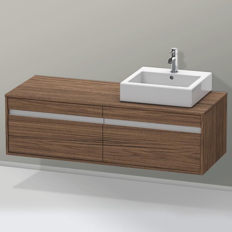 Duravit Ketho szafka pod umywalkę nablatową z 2 szufladami KT6697R2121 ...