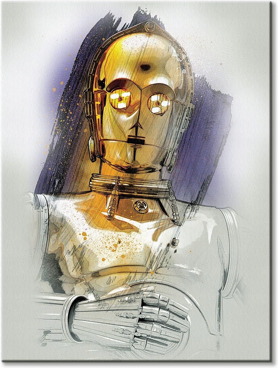 Pyramid International Star Wars The Last Jedi Robot C 3Po Obraz ...