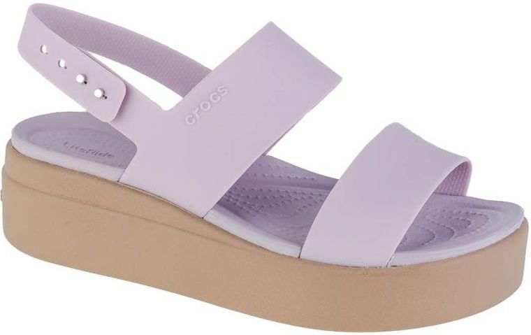 Sandały Crocs Brooklyn Low Wedge W 206453-5PV - Ceny i opinie - Ceneo.pl