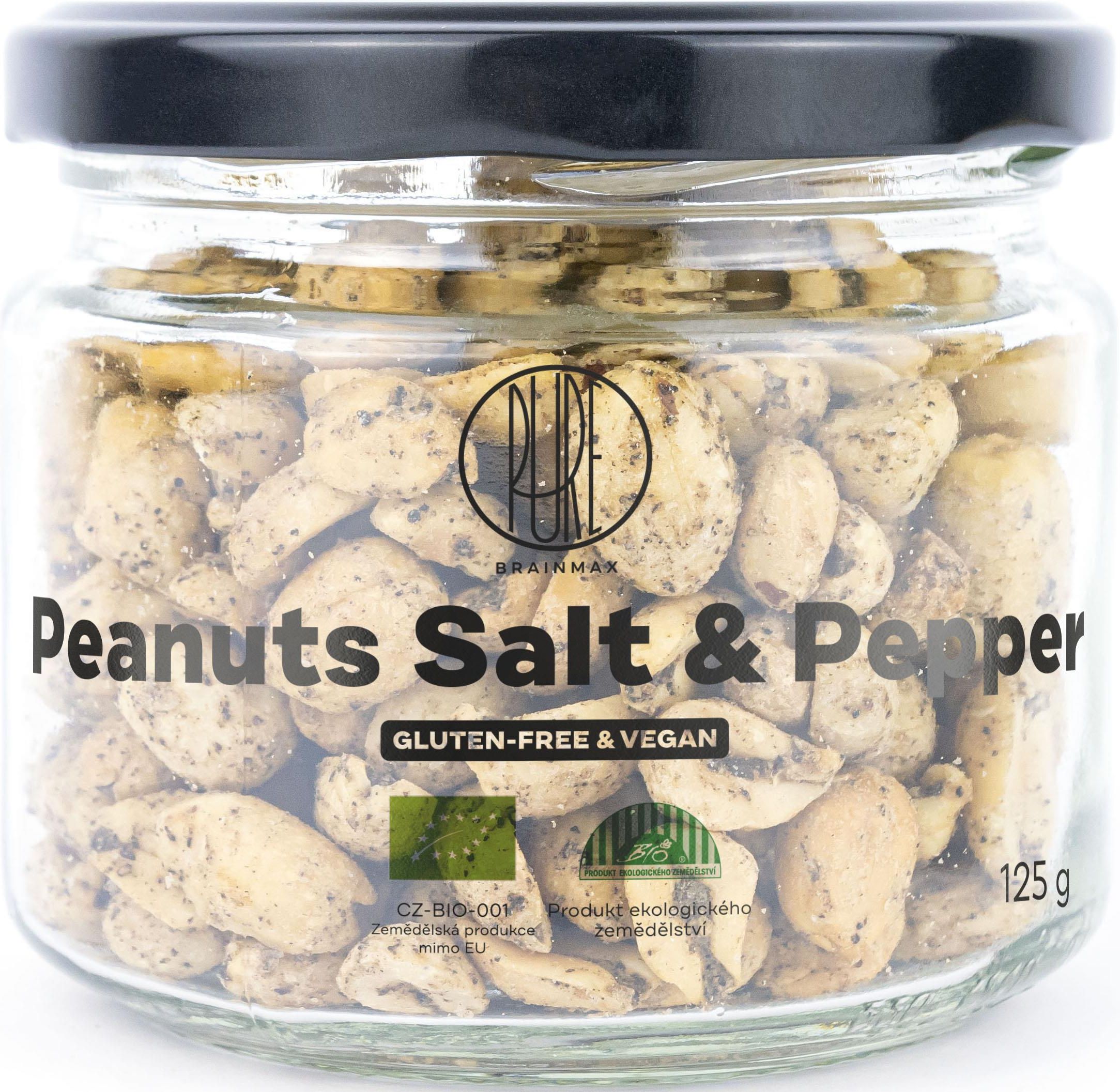 Brainmax Pure Peanuts Orzeszki Ziemne Bio 125g - Ceny i opinie - Ceneo.pl