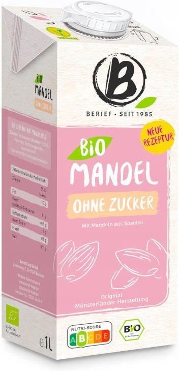 Berief Napój Migdałowy Niesłodzony Bio 1L - Ceny i opinie - Ceneo.pl