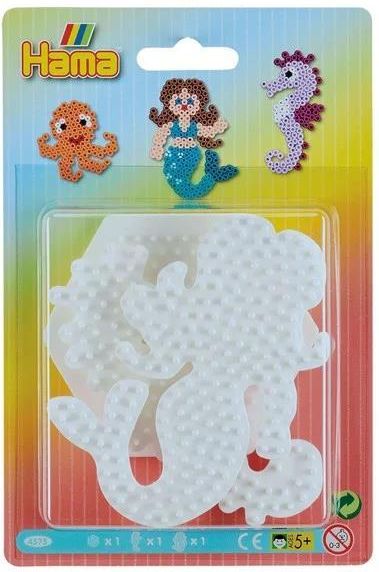 Hama Iron On Bead Plates Mermaid Seahorse Hexagon - Ceny i opinie ...