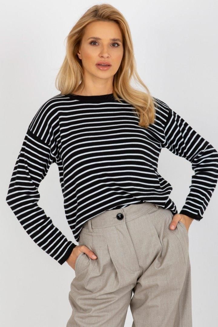 Sweter Damski Model LC-SW-6006.22 Black/White - Ceny i opinie - Ceneo.pl