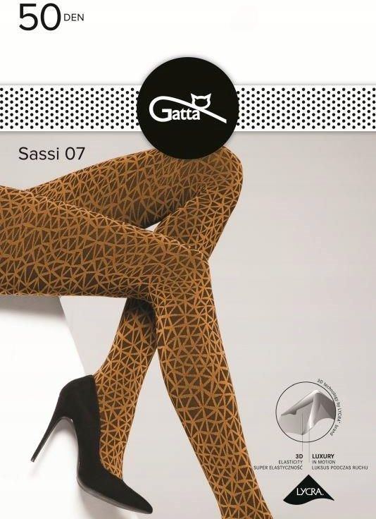 GATTA SASSI Rajstopy dam. wz.07/3-M/Honey.Nero - Ceny i opinie - Ceneo.pl