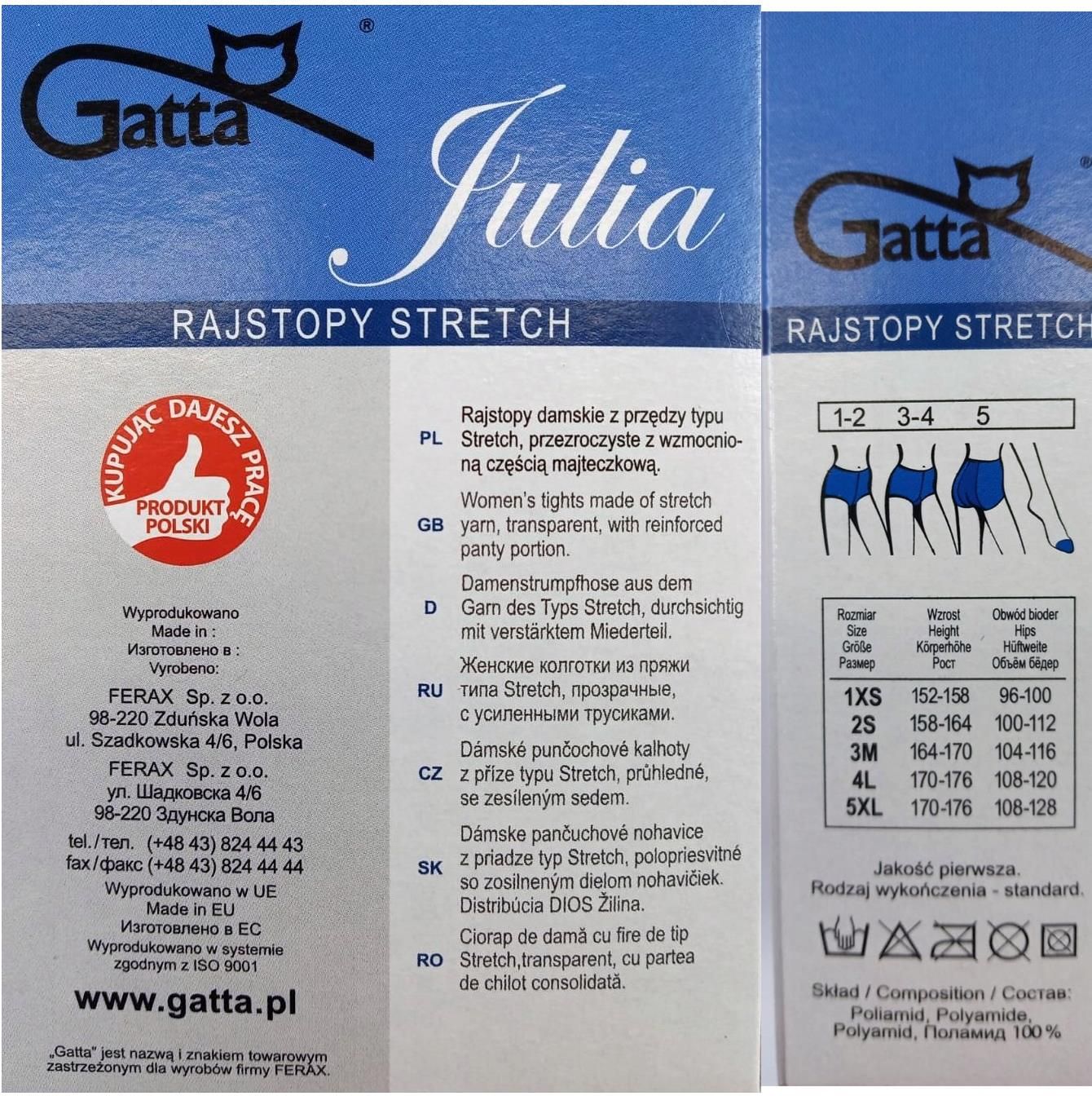 GATTA JULIA Rajstopy damskie St wz.00/4-L/Beige - Ceny i opinie - Ceneo.pl