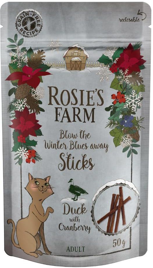 Karma Rosie'S Farm Snack Sticks Edycja Zimowa Kaczka Z Żurawiną 5x50g ...