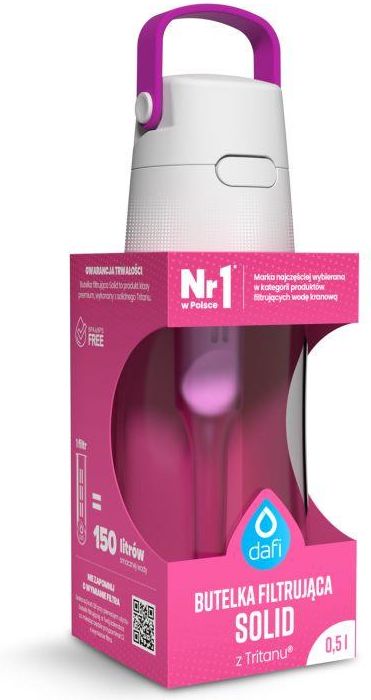 Dzbanek filtrujący Dafi Butelka Filtrująca Solid 500ml Flamingowa ...