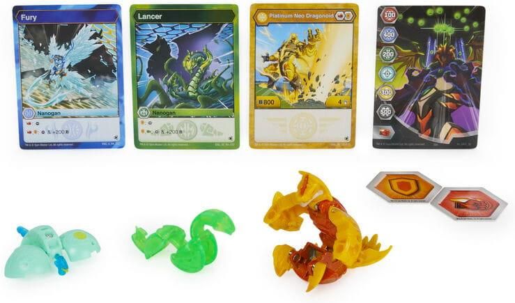 BAKUGAN EVOLUTIONS ZESTAW PLATINUM METAL KULA + 2 NANOKULKE - Ceny i ...