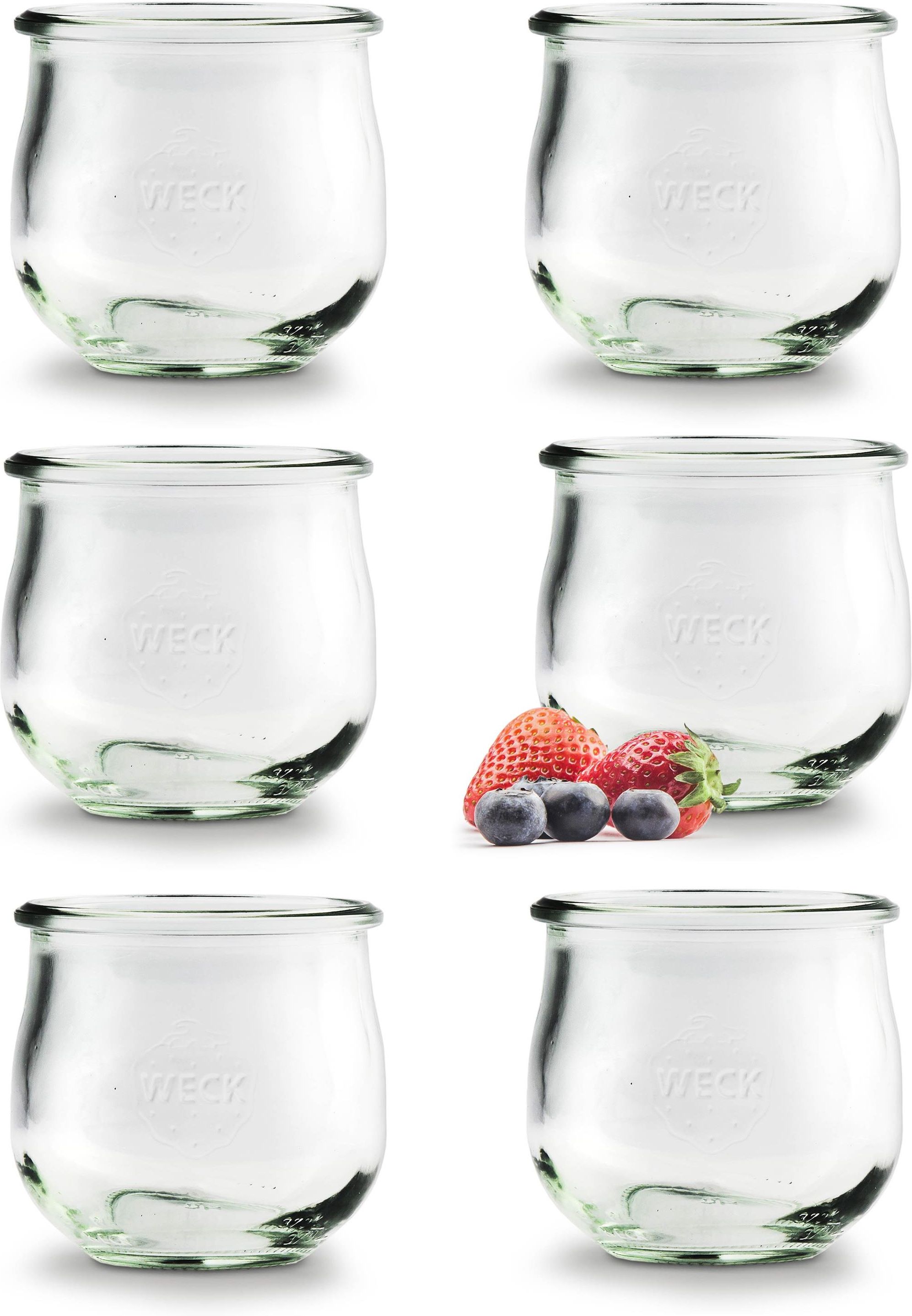 Weck Tulip 0,37L 6Szt. Słoiki Szklane Typu Wek Bez Pokrywek - Opinie i atrakcyjne ceny na Ceneo.pl