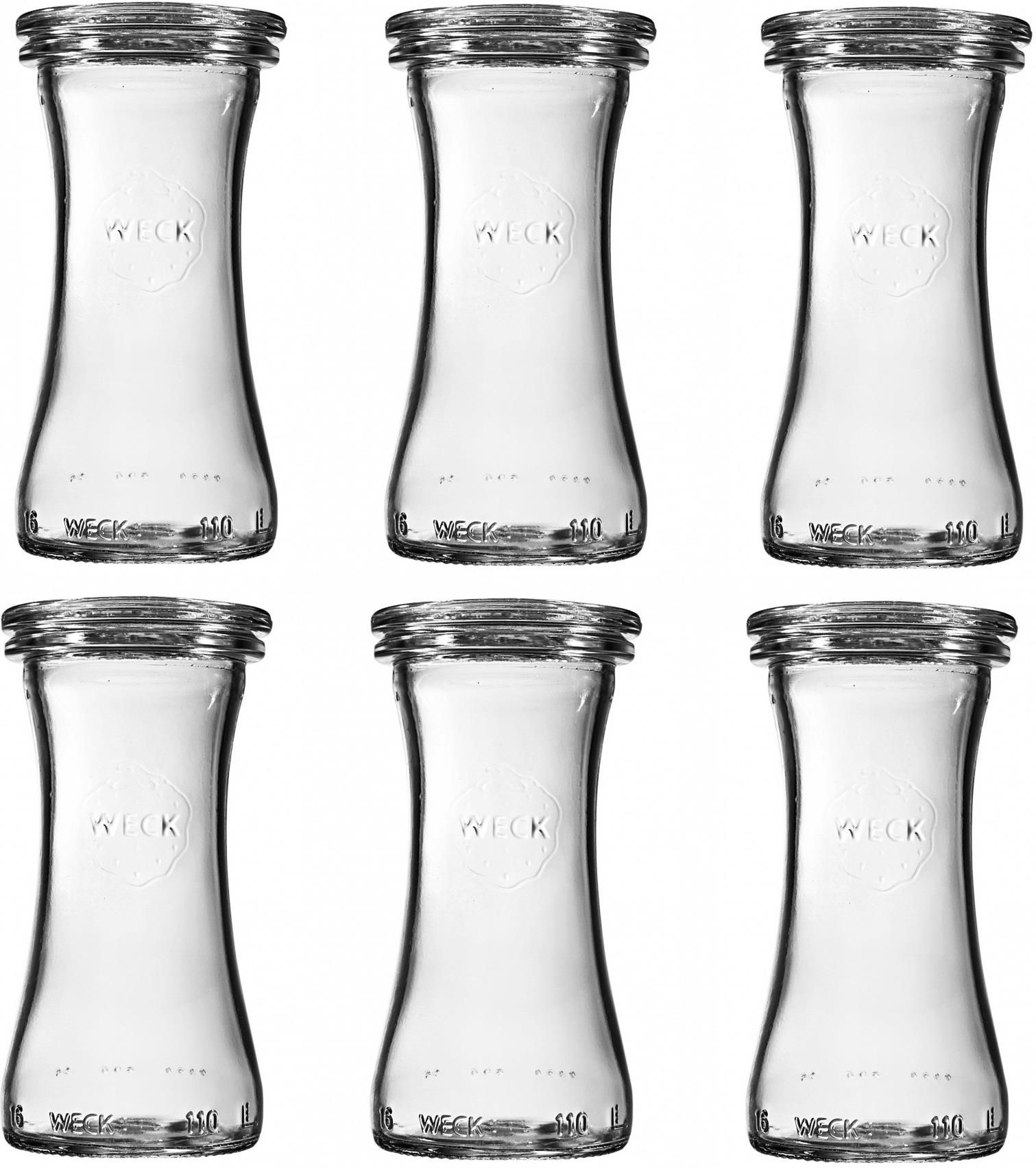 Weck Deli 0,1L 6Szt. Słoiki Na Przetwory Szklane Typu Wek Z Pokrywkami - Opinie i atrakcyjne ...
