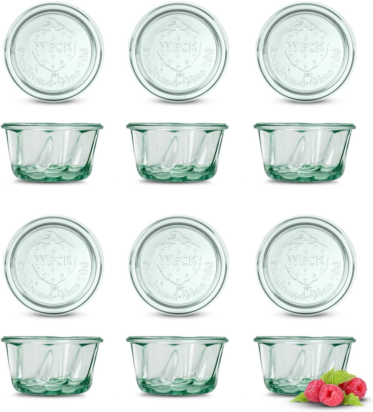 Weck Bakery 0,28L 6Szt. Słoiki Na Przetwory Szklane Typu Wek Z ...