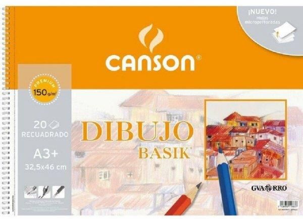 Canson Drawing Pad Basik Mikroperforowany 150G 20 Kartki 10Szt. Spirala ...