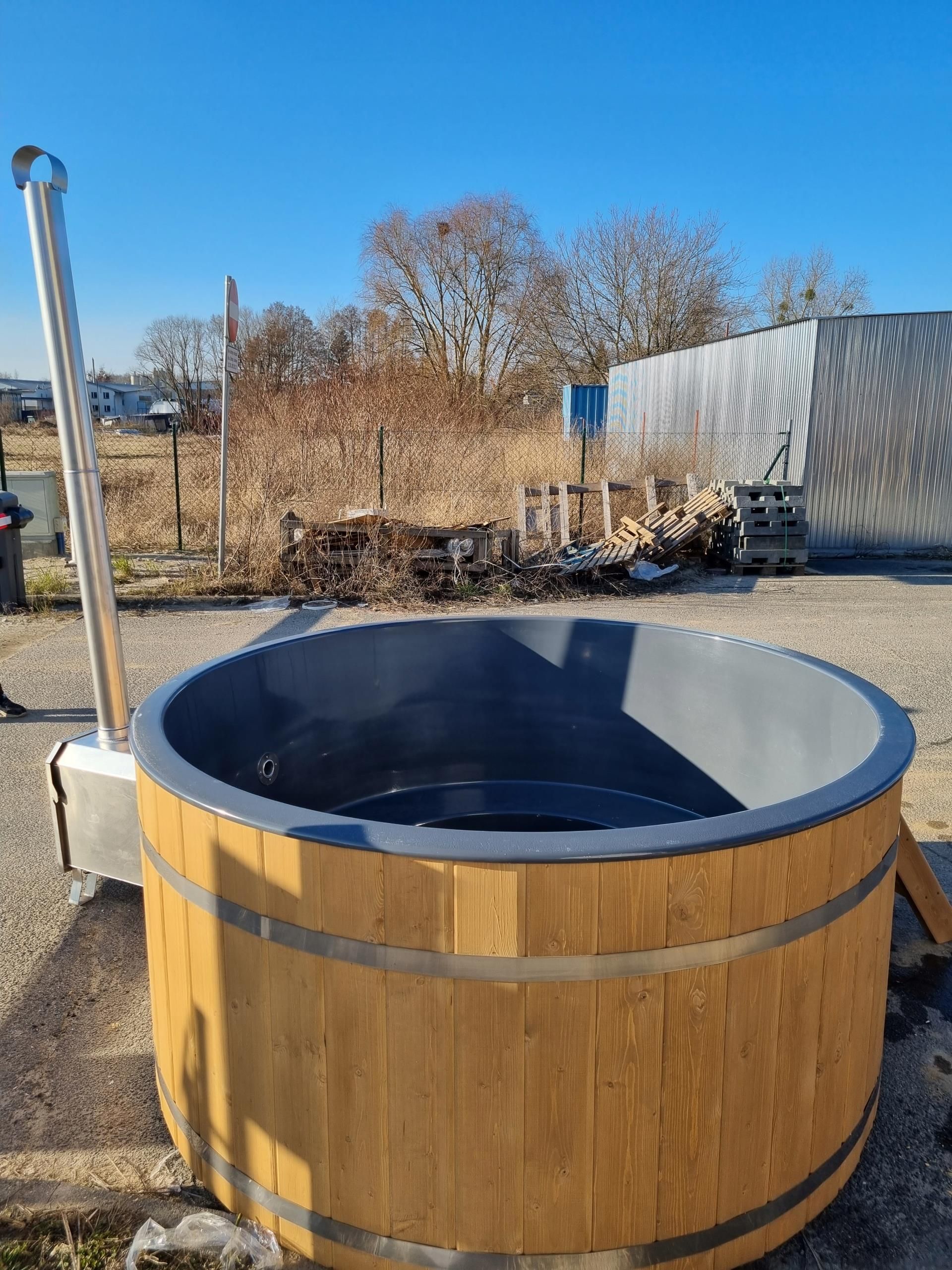 Balia Ogrodowa Z Zewnętrznym Piecem Świerk 200Cm B5D6575E5 - Opinie i ...