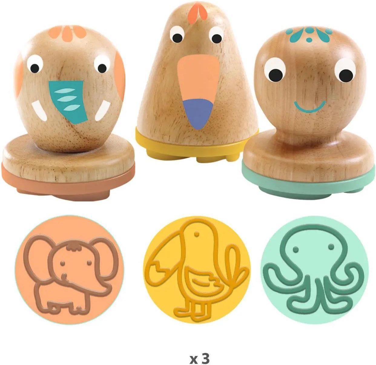 Djeco 3 Foremki-Stemple Do Masy Plastycznej Zwierzęta - Ceny i opinie - Ceneo.pl