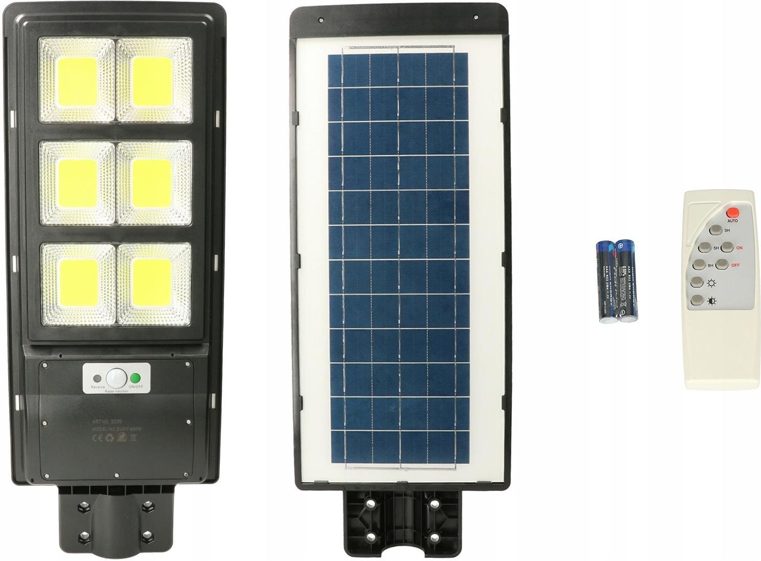 Mocna Lampa Uliczna Solarna Led 400W Czujnik Pilot - Ceny i opinie - Ceneo.pl
