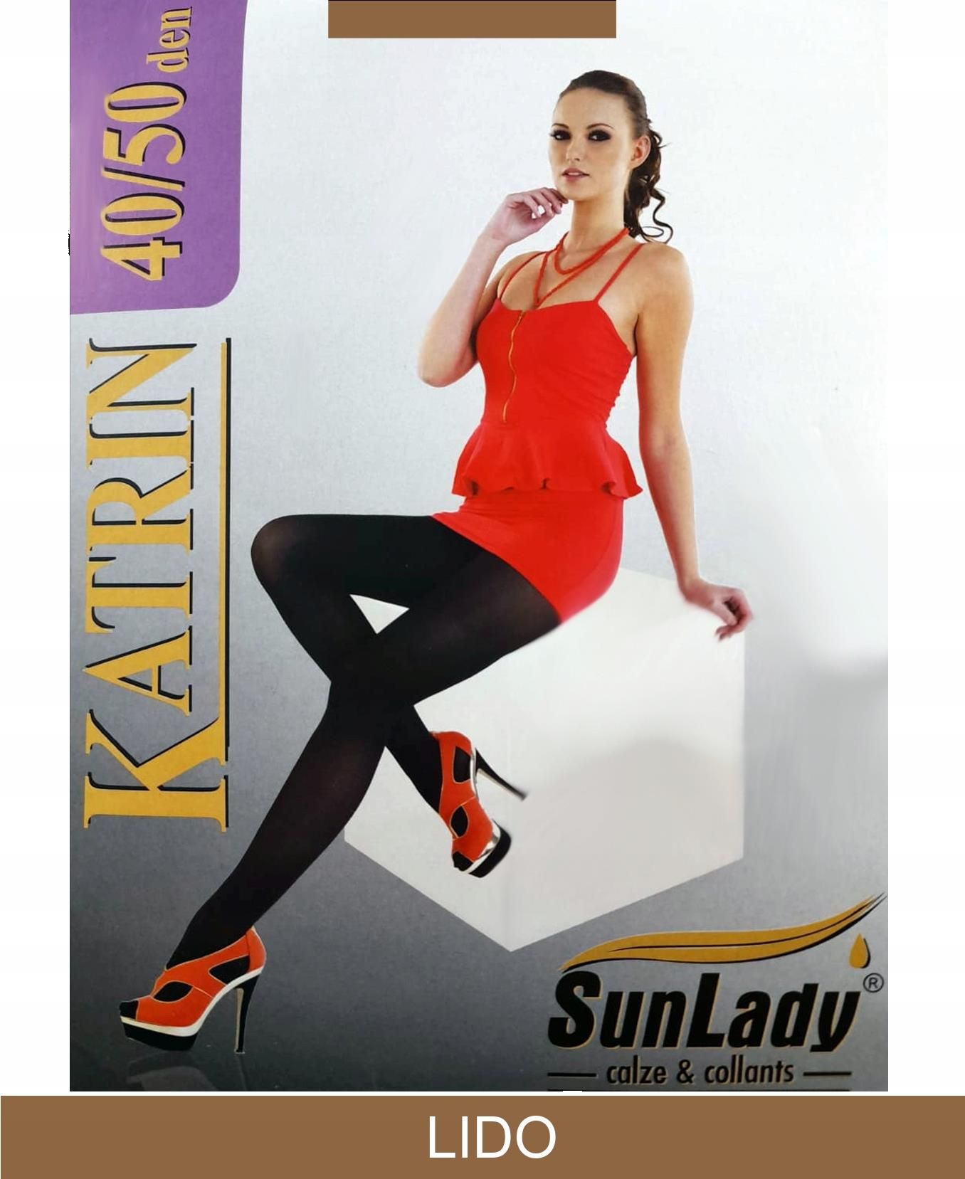 SUN LADY KATRIN rajstopy 40/50 DEN k.:lido r.:5 - Ceny i opinie - Ceneo.pl