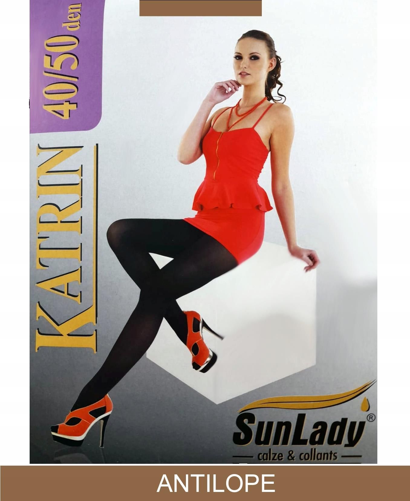 SUN LADY KATRIN rajstopy 40/50 DEN k.:antilope - Ceny i opinie - Ceneo.pl