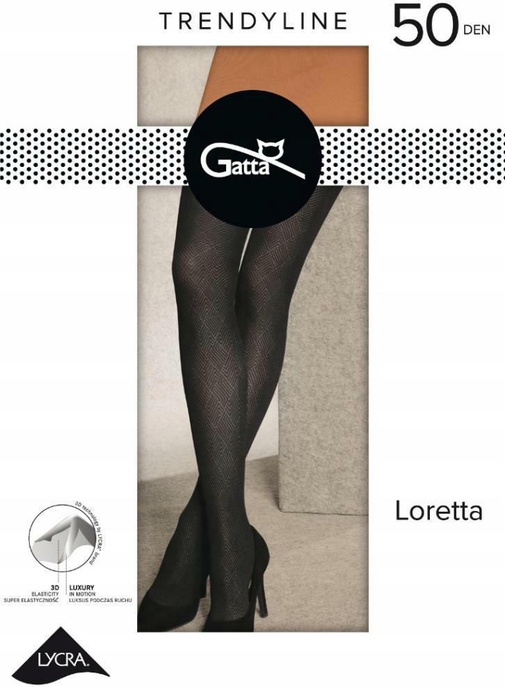 GATTA LORETTA Rajstopy dam. wz.126 wz.126/2-S/Nero - Ceny i opinie ...