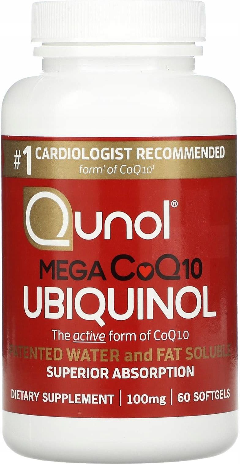 Qunol Coq10 Ubichinol 100 Mg 60kaps - Opinie i ceny na Ceneo.pl
