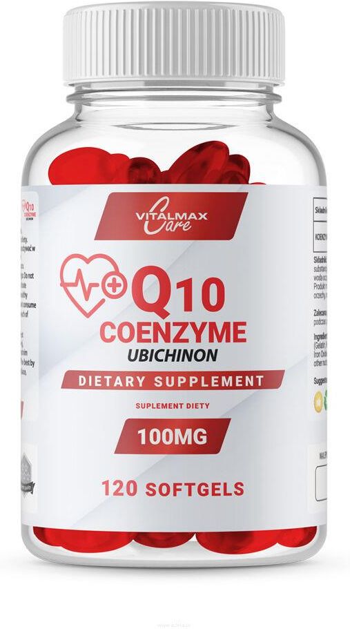Vitalmax Coenzyme Q10 100Mg 120Kaps - Opinie i ceny na Ceneo.pl