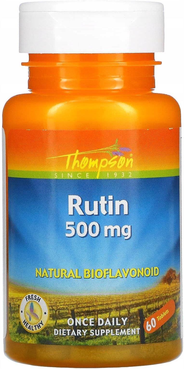 Thompson Rutyna 500 Mg 60tabl - Opinie i ceny na Ceneo.pl