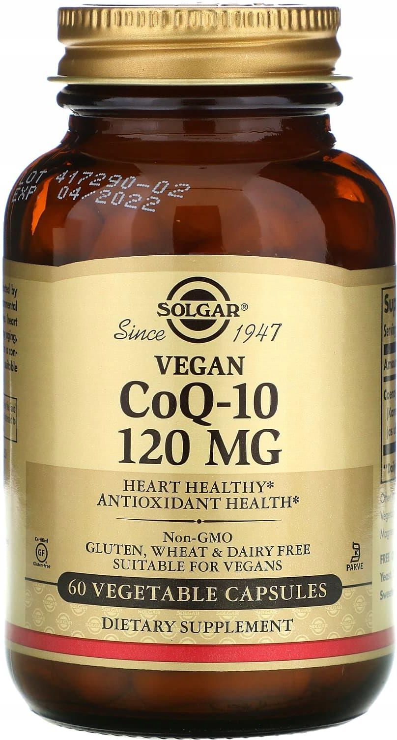 Solgar Koenzym Q10 120 Mg 60kaps - Opinie i ceny na Ceneo.pl