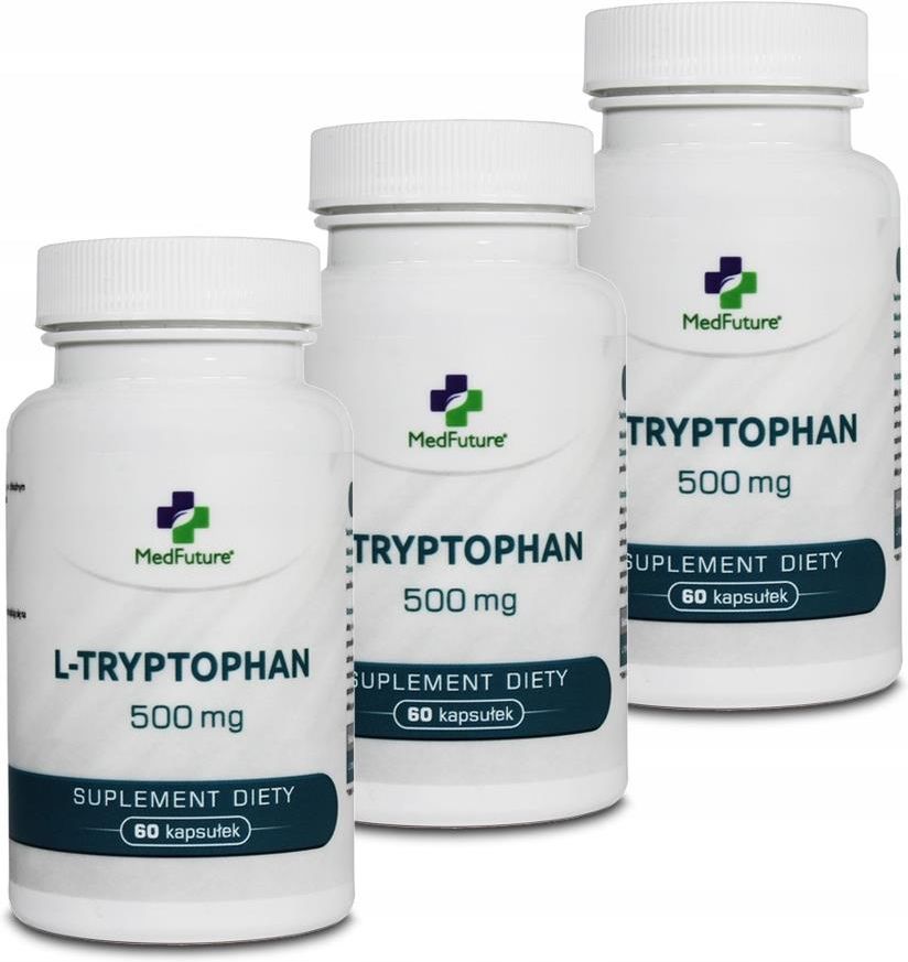 Medfuture L Tryptofan Ekstrakt 500 Mg Sen Stres 180kaps - Opinie i ceny ...