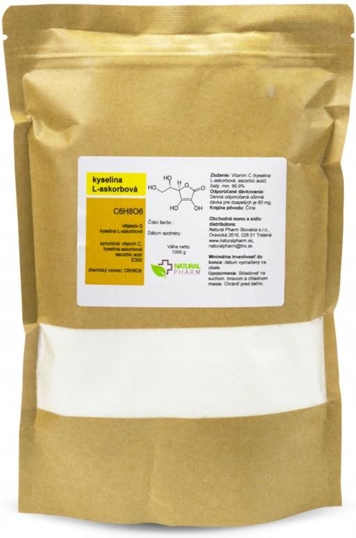 Natural Pharm Witamina C Kwas L Askorbinowy 1kg - Opinie i ceny na Ceneo.pl
