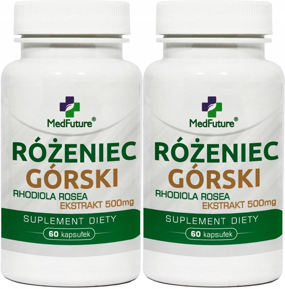 Medfuture Różeniec Górski Rhodiola Rosea Ekstrakt 60Kaps - Opinie i ...