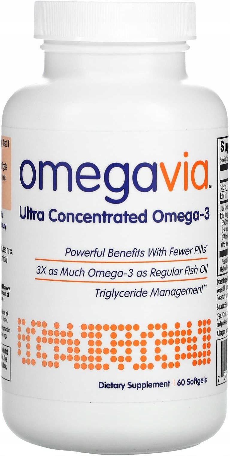 Zahler Omegavia Ultra Skoncentrowane kaps Omega 3 60Kaps - Opinie i ceny na Ceneo.pl