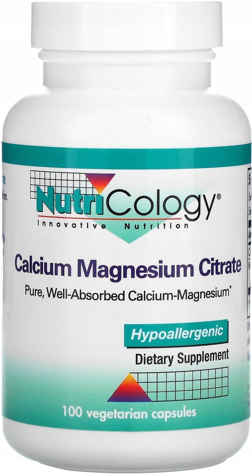 Nutricology Cytrynian Wapnia I Magnezu 100kaps - Opinie i ceny na Ceneo.pl