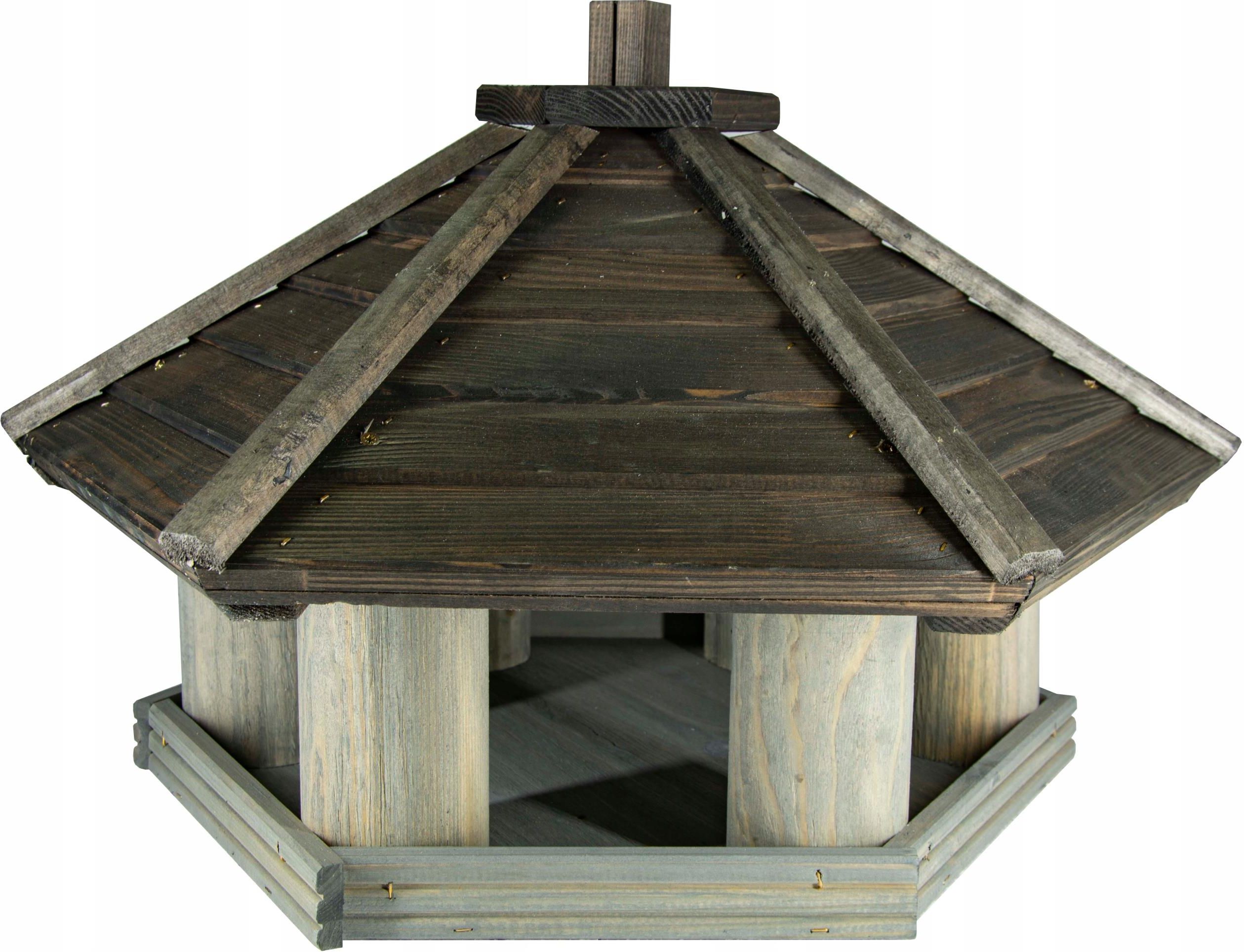 4Iq Group Karmnik Dla Ptaków Duży Drewniany Wróbel Iii ZKO2SC - Ceny i ...