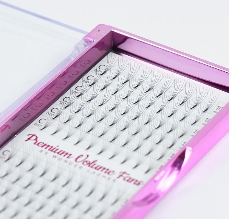 Wonder Lashes Rzęsy Premium Volume Fans 6D Skręt: C Długość: Mix ...