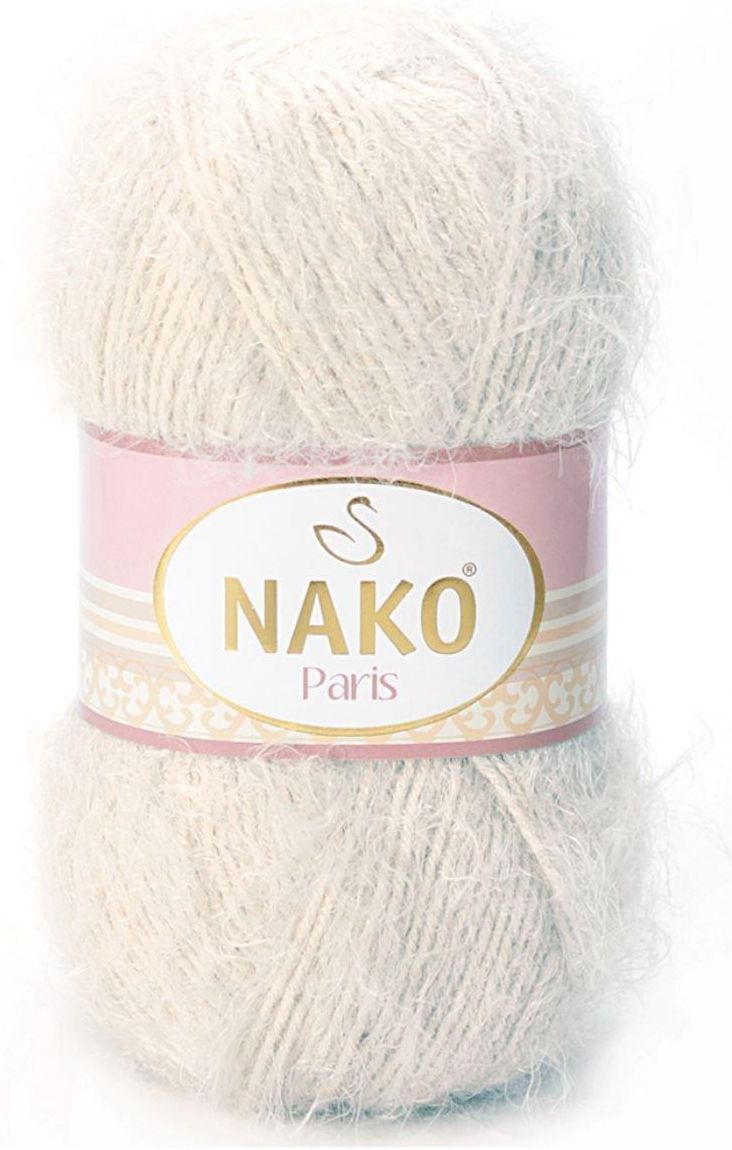 Nako Włóczka Paris Włochata Miękka Jasny Beż 6383 - Ceny i opinie ...