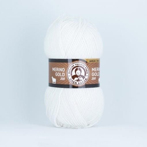 Madame Tricote Paris Włóczka Merino Gold 200 100G/200M Wool Merynos 100 ...