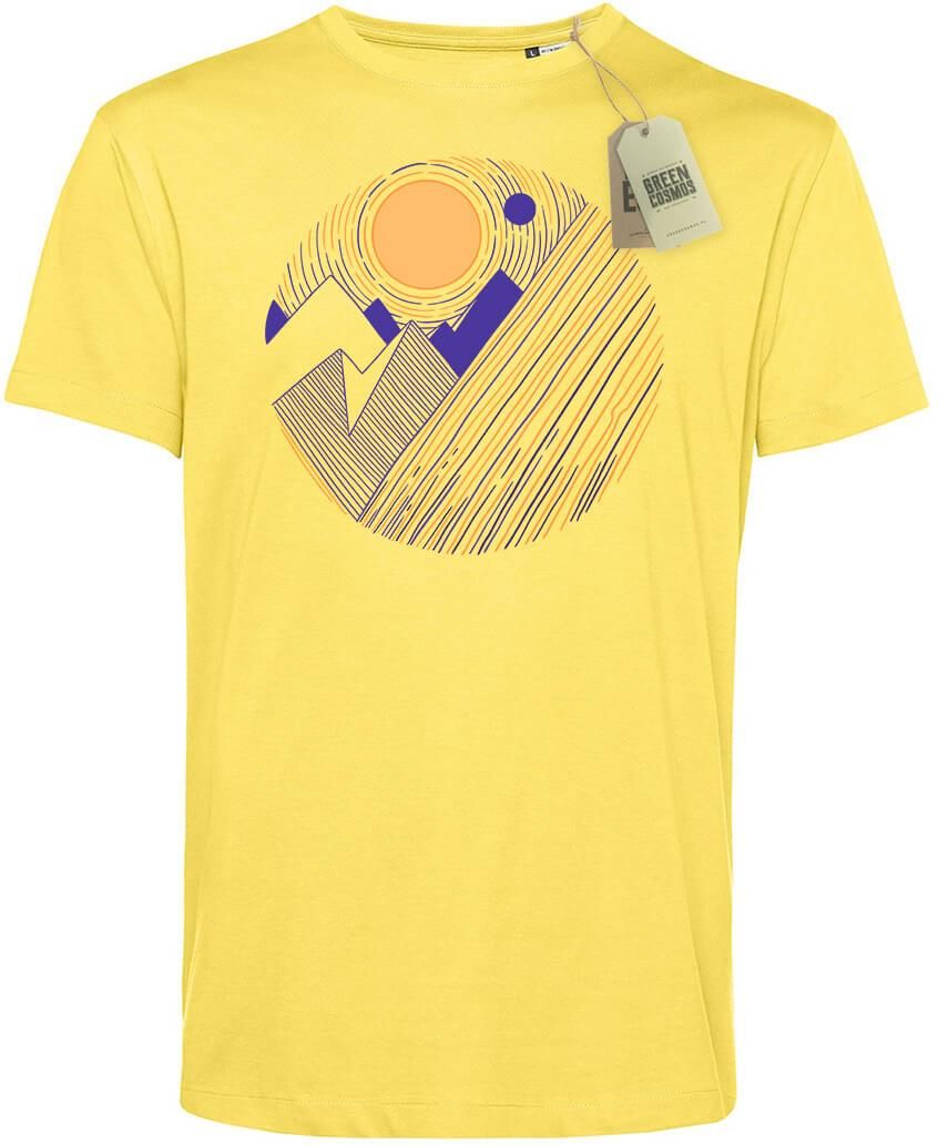 MOUNTAINS LANDSCAPE koszulka męska yellow fizz L - Ceny i opinie - Ceneo.pl