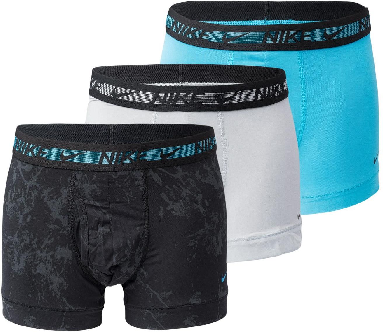 Męskie Bokserki Nike Trunk 3Pk 000PKE1152AMJ – Czarny - Ceny i opinie ...