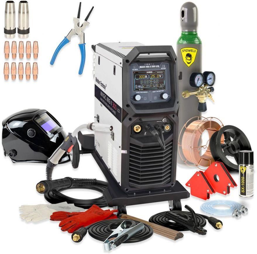 Spawarka Welder Fantasy Spawarka Magic Mig Ii 300 Lcd Zestaw Pakiet ...